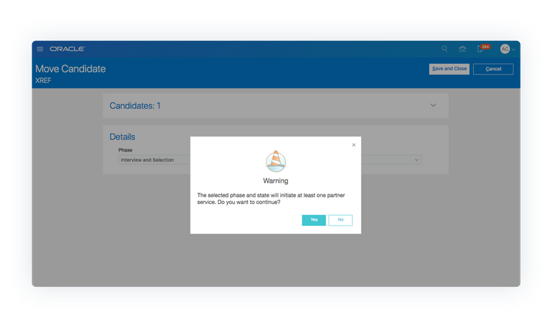 Oracle Recruitment Cloud And Xref Simplified Workflows